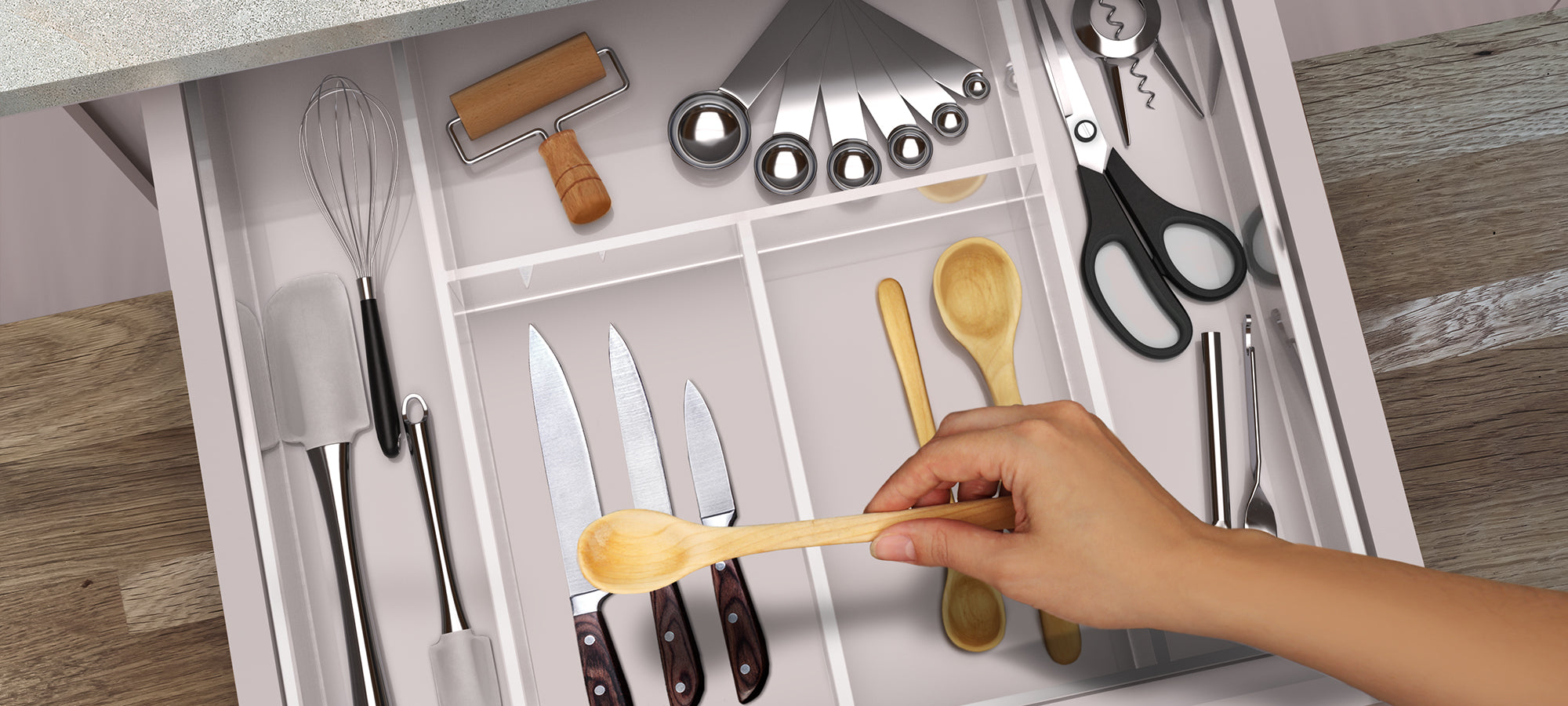 Maximize Your Space with Clear Acrylic Custom Drawer Organizers - Order ...