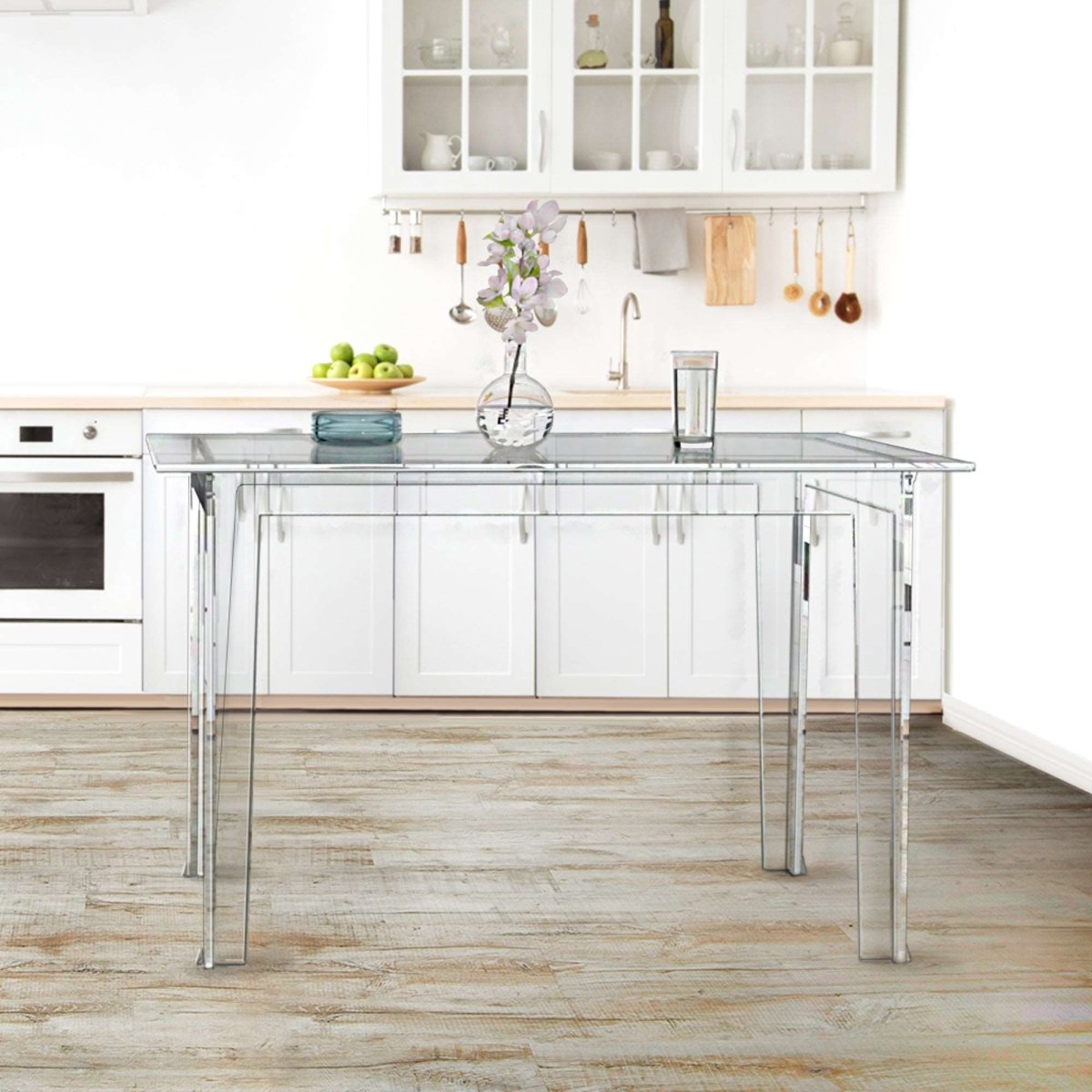 Classic Clear Acrylic Dining Table - Modernize Your Dining Space Today ...