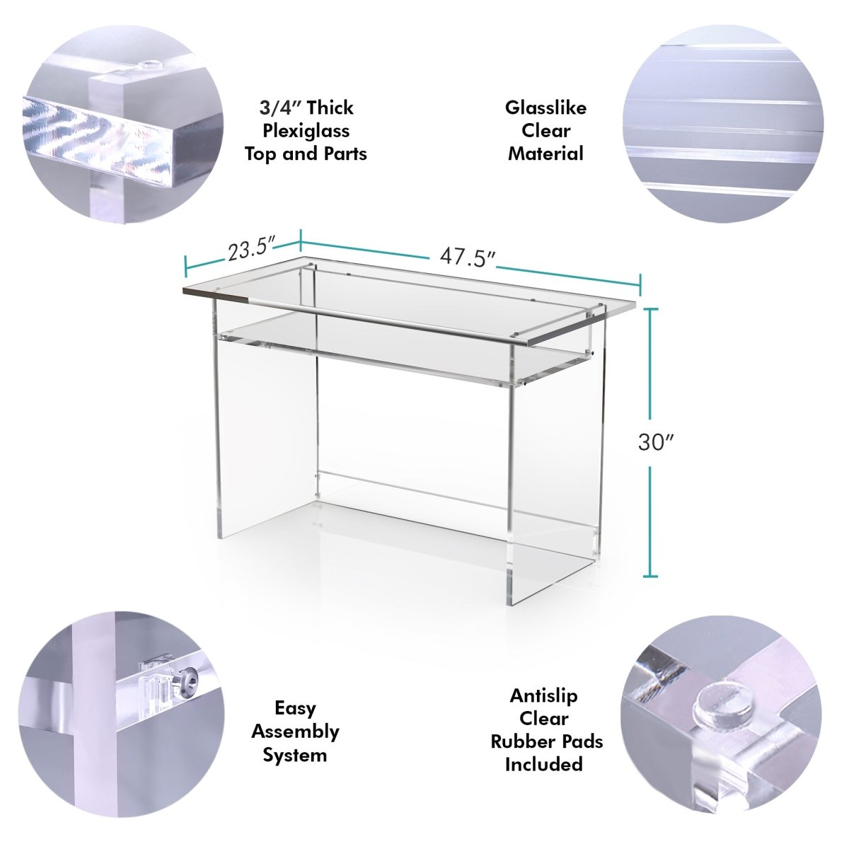 Elevate Your Workspace with Clear Acrylic Office Furniture - Order Now ...