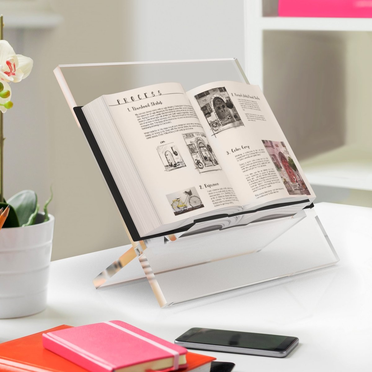 Modern Clear Acrylic Bookstand: The Perfect Display for Your Favorite ...