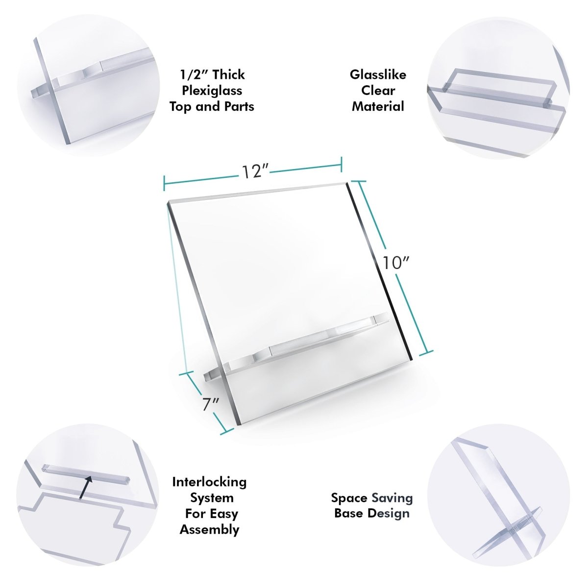 Modern Clear Acrylic Bookstand: The Perfect Display for Your Favorite ...